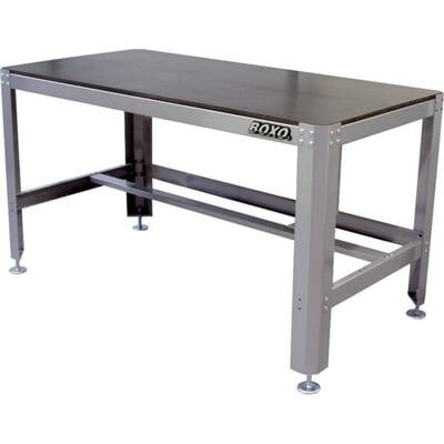 work table 2mm terasraam/1000kg "black edition". 12mm hd-vineerplaat ...