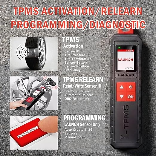 TPMS diagnostic tool Bosch Tire Pressure Analyzer 400 (TPA400 ...