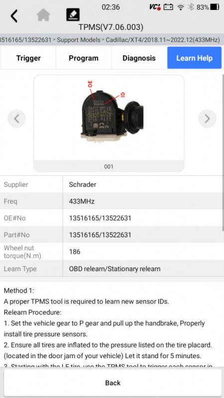 TPMS diagnostic tool Bosch Tire Pressure Analyzer 400 (TPA400 ...