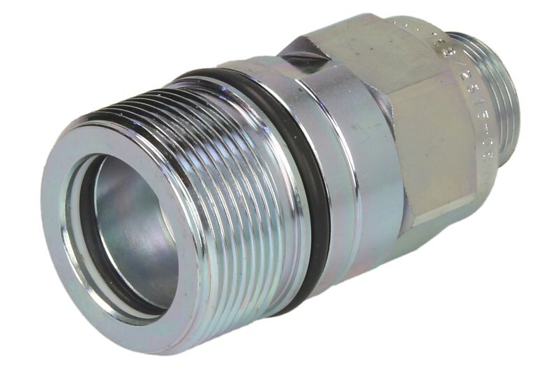 Hydraulic coupler socket, connector type: push in, connection size: 1 ...