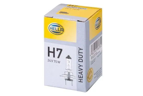 HELLA Bulb HEAVY DUTY H7 24V 70W 8GH 007 157-241 - ak24parts.com