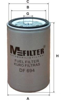 Fuel Filter SCANIA 2 - series 92 H/275 (202kW / 275hp) 1980 - 1998 ...