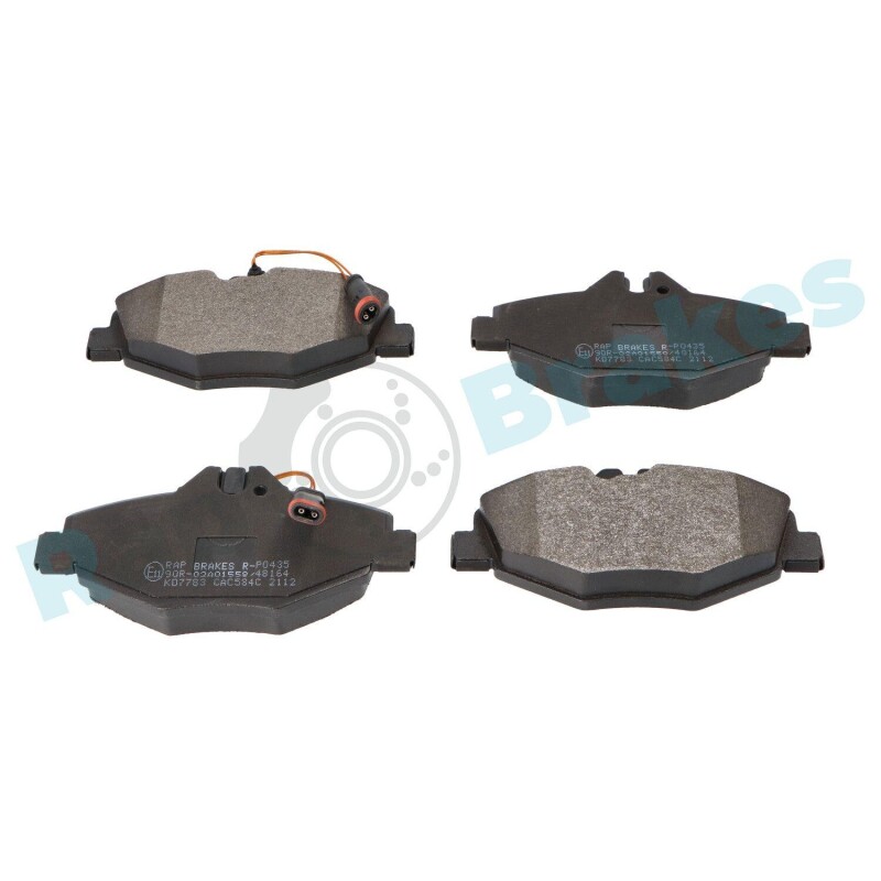RAP BRAKES Brake Pad Set, disc brake R-P0439 - ak24parts.com